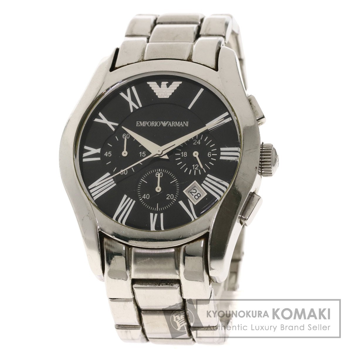 ARMANI VALENTE AR0673 （ブラック/シルバーメタル） EMPORIO ARMANI メンズウォッチ - 最安値・価格比較 ...