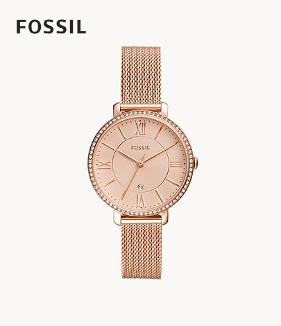FOSSIL FOSSIL JACQUELINE ES4628 （ローズゴールド） JACQUELINE レディース腕時計 - 最安値・価格 ...