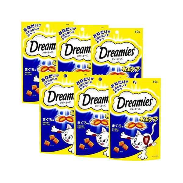 MARS（ペット用品、食品） ドリーミーズ 毛玉ケア まぐろ味 60g×6個 Dreamies 猫用おやつ - 最安値・価格比較 ...