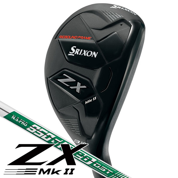 DUNLOP SRIXON ZX Mk II ハイブリッド[N.S.PRO 950GH neo DST for HYBRID]（#4/S） SRIXON ZX（スリクソン） ユーティリティ ...