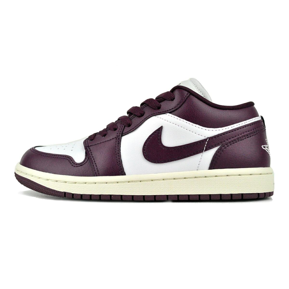 NIKE WMNS AIR JORDAN 1 LOW "BORDEAUX" DC0774-161 （ホワイト/セイル/ボルドー） Jordan ...