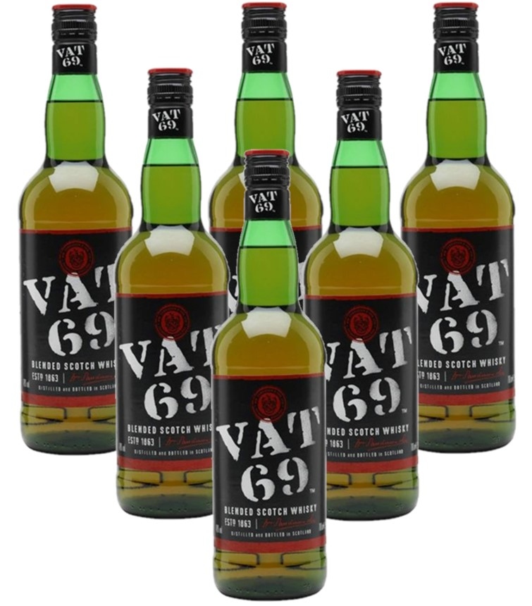 VAT 69 700mlびん 1ケース（6本） スコッチウィスキー - 最安値・価格比較 - Yahoo!ショッピング｜口コミ・評判からも探せる