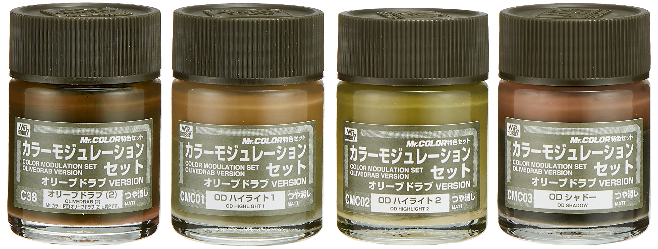 GSIクレオス CS581 オリーブドラブ Ver. （Mr.カラー 特色 カラーモジュレーションセット 11119） ラッカー - 最安値 ...