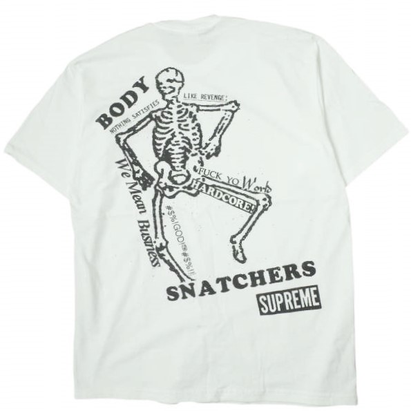 L Supreme Body Snatchers Tee 白 シュプリーム 23SS ロゴ スカル
