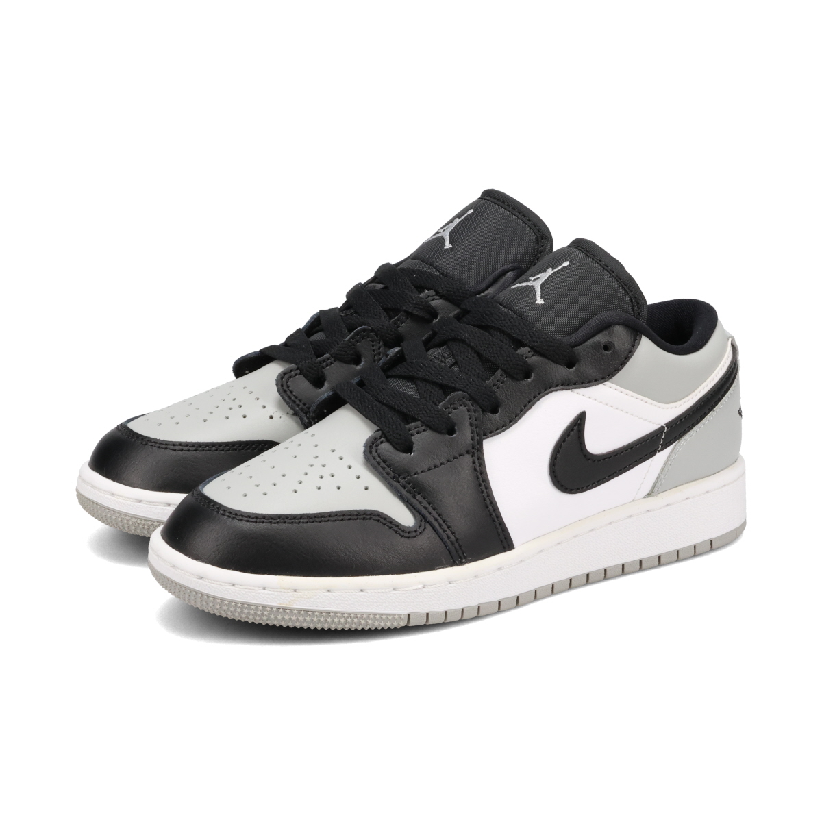 NIKE AIR JORDAN 1 LOW GS "SHADOW TOE" 553560-052 （ライトスモークグレー/ホワイト/ブラック ...