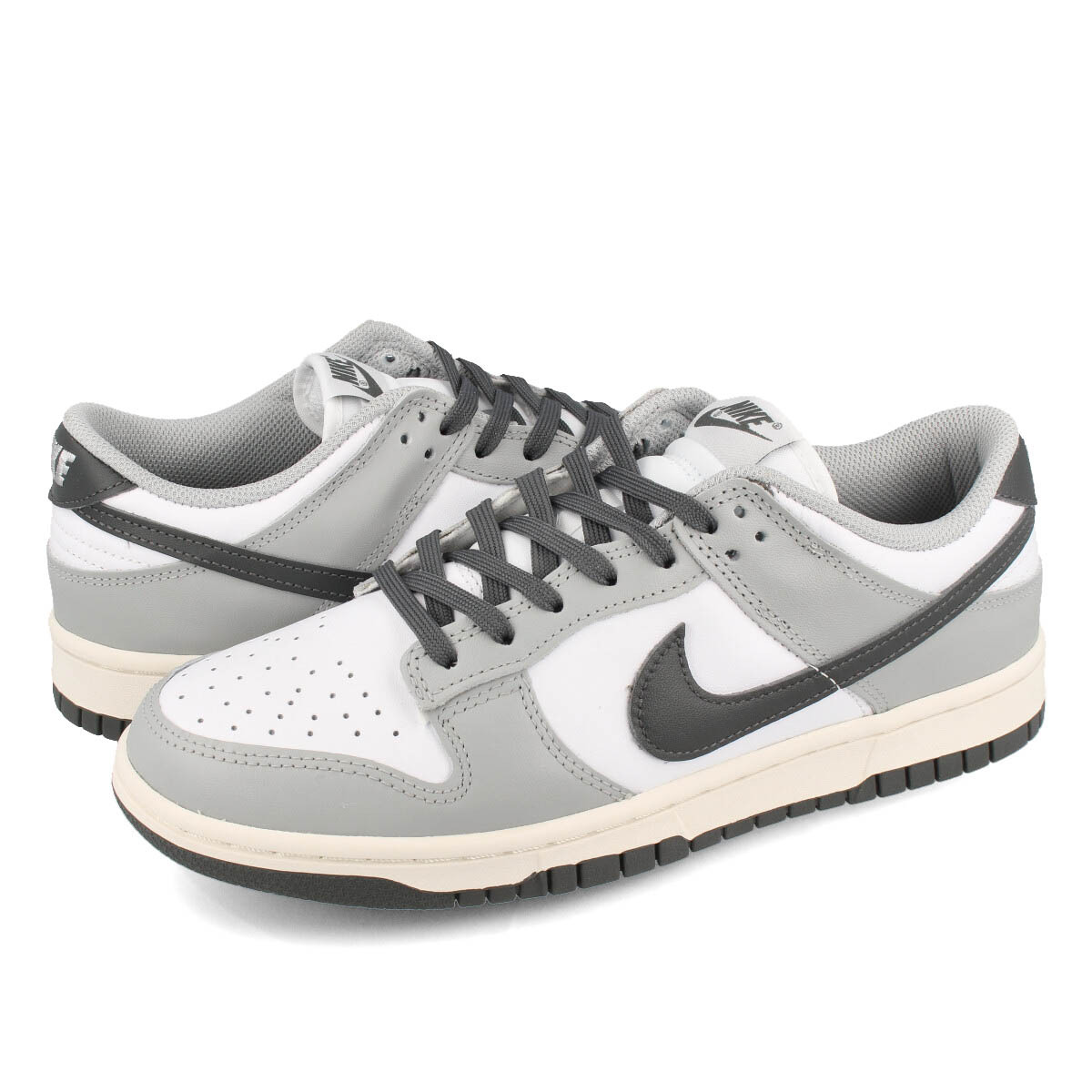 NIKE WMNS DUNK LOW "WHITE LIGHT SMOKE GREY" DD1503-117 （ホワイト/ライトスモークグレー ...