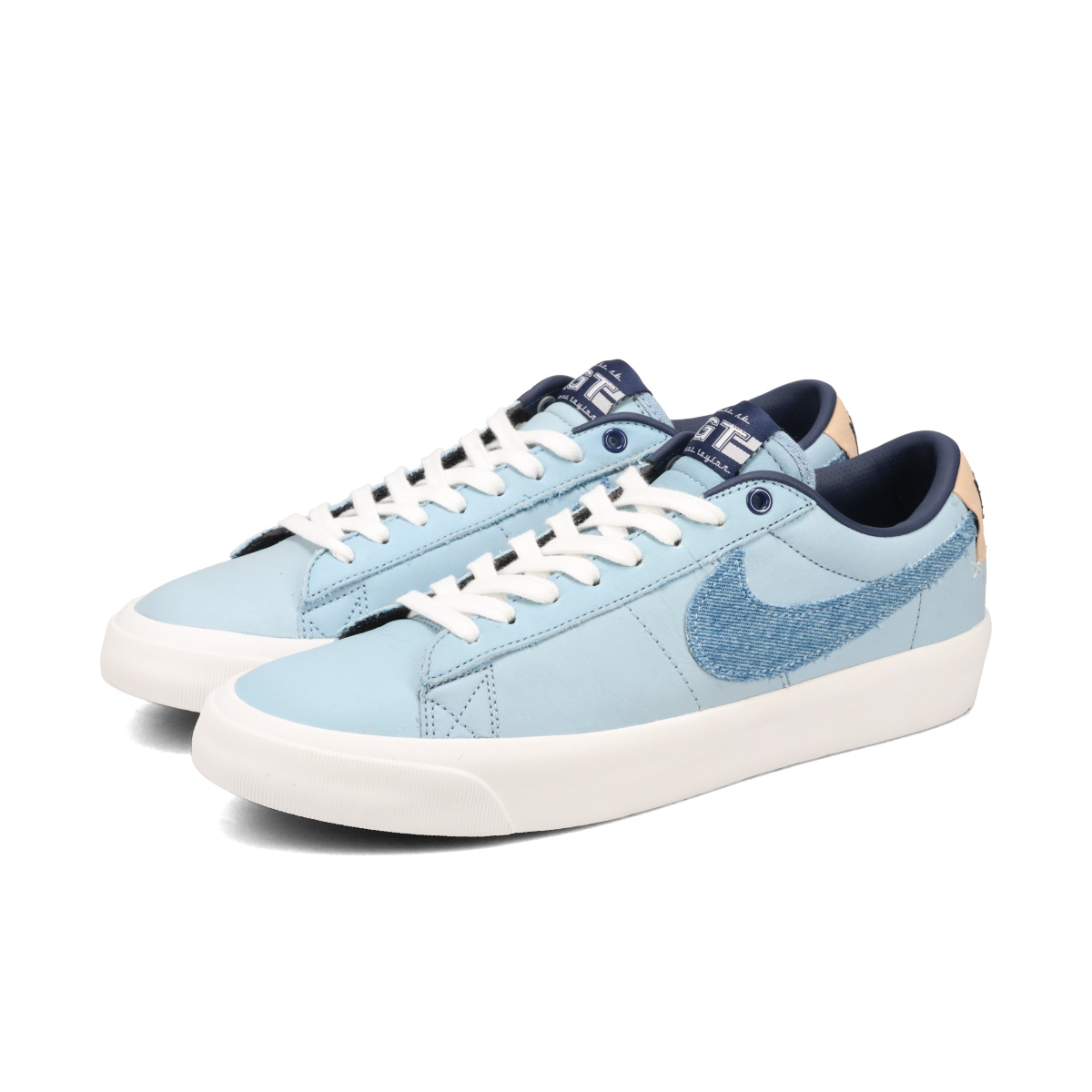 NIKE ZOOM BLAZER LOW PRO GT PREMIUM "LIGHT DENIM SWOOSH LOGO" DM8890 ...