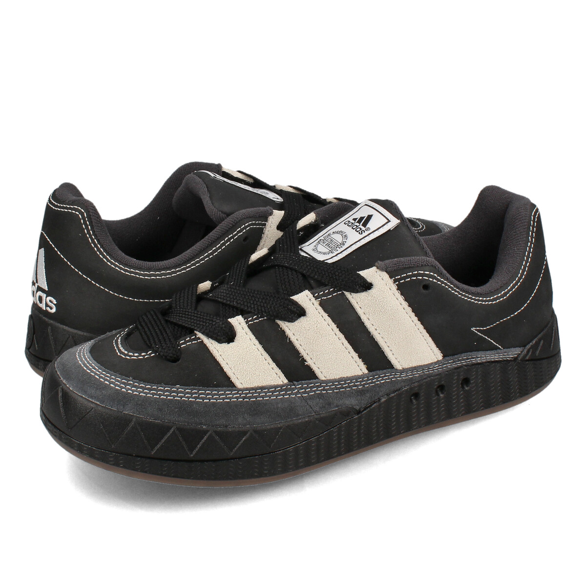 adidas ADIMATIC "CORE BLACK FOOTWEAR WHITE CARBON" ID3938 （コアブラック/フット ...