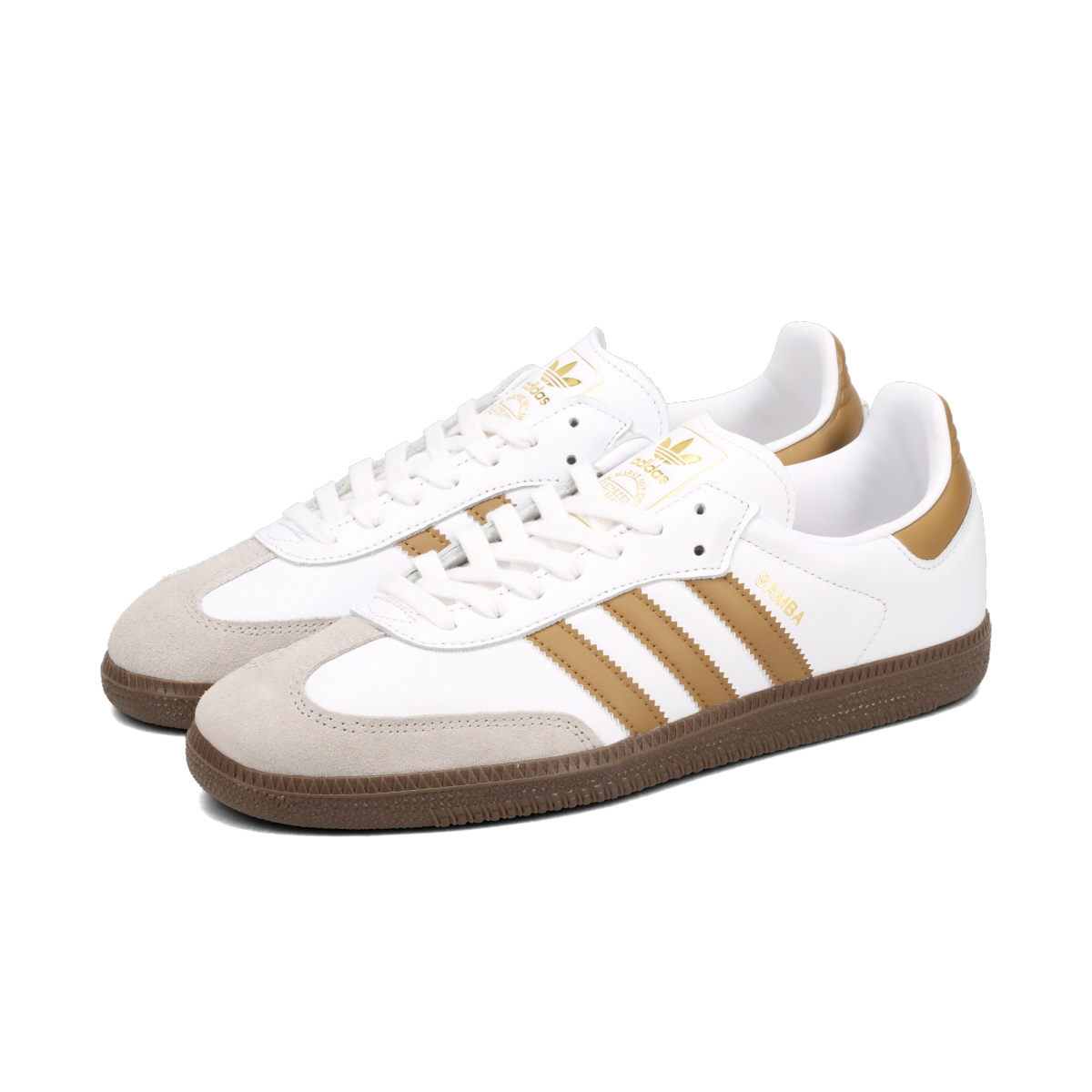 adidas SAMBA OG "CLOUD WHITE BROWN DESERT CLEAR GRANITE" JH8796 （クラウド ...