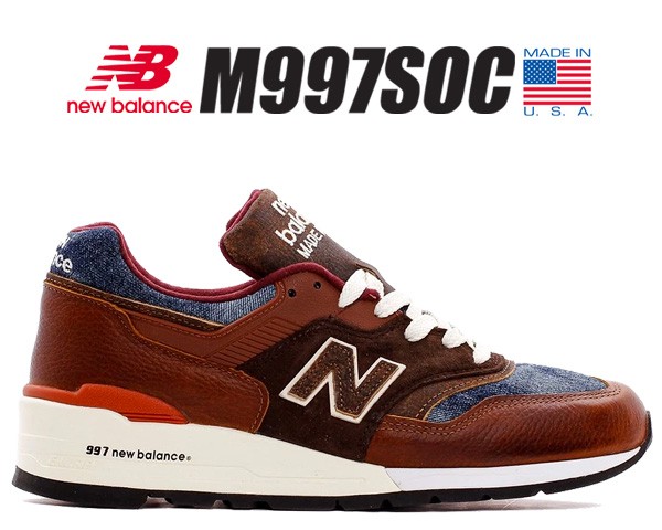 New Balance M997 SOC（ブラウン/ブルー） 997シリーズ メンズスニーカー - 最安値・価格比較 - Yahoo ...