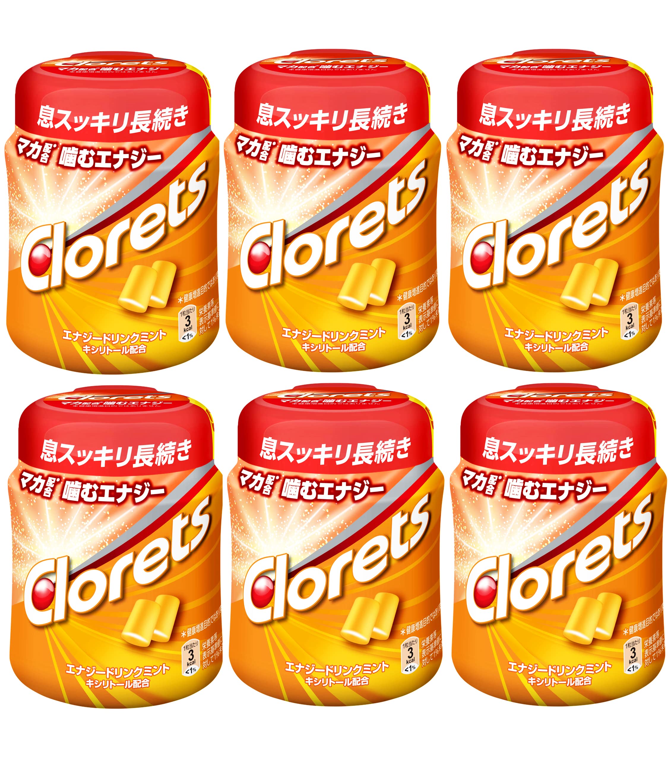Clorets クロレッツ XP エナジードリンクミント ボトル 粒 140g×6個 ガム - 最安値・価格比較 - Yahoo!ショッピング ...