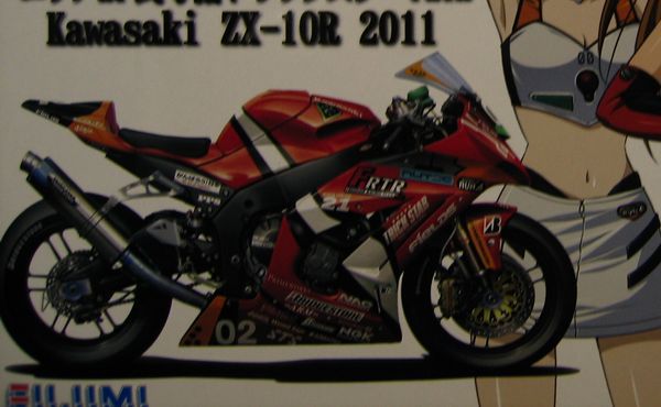 Yahoo!オークション- エヴァ RT 弐号機 トリックスター FRTR Kawasaki ZX-10R 2011 （1/12スケール BIKE No.SP 141381） の製品情報