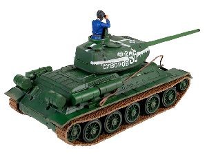 ハイテック 1/24RC Soviet T-34/85 55th Guards Tank Bde, 7th Guards Tank Corps ...