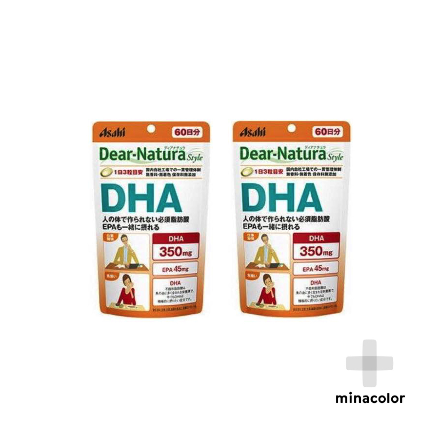 アサヒ アサヒ ディアナチュラスタイル DHA 60日分 180粒 × 2個 Dear-Natura DHA、EPA、オメガ3 - 最安値 ...