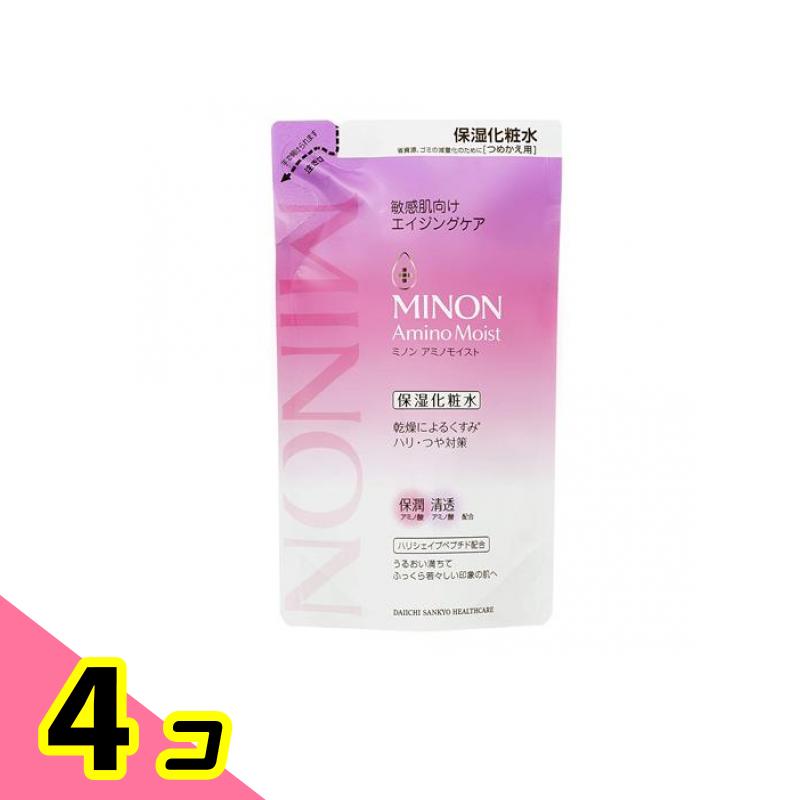 第一三共ヘルスケア アミノモイスト エイジングケアローション 詰替用/130ml×4 MINON スキンケア、フェイスケア化粧水 - 最安値・価格比較 - Yahoo!ショッピング｜口コミ ...