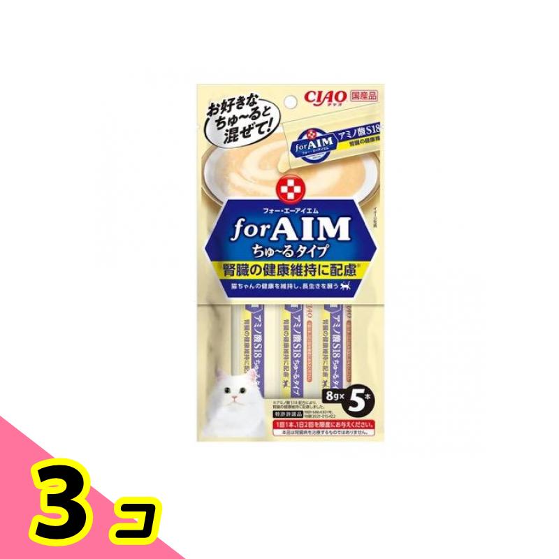 いなばペットフード いなば CIAO for AIM ちゅ～るタイプ アミノ酸S18 腎臓の健康維持に配慮 （8g×5本入）×3個 CIAO（いなばペットフード） 猫用おやつ - 最安値・価格 ...