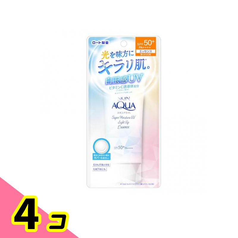 ロート製薬 スキンアクア スーパーモイスチャーUVライトアップエッセンス SPF50＋PA＋＋＋＋ 70g×4 スキンアクア 日焼け止め - 最安値・価格比較 - Yahoo!ショッピング ...