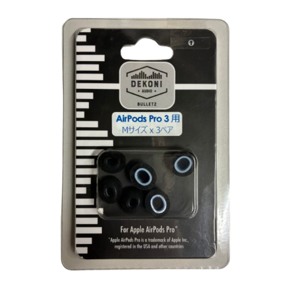 DEKONI AUDIO イヤーピース Bulletz AirPods Pro 3 ETZ-APP3-MD3 Mサイズ3ペア イヤホン ...