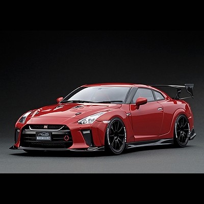 ignition model TOP SECRET GT-R （R35） Red （1/18スケール IG1536） おもちゃのミニカー ...