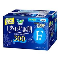 Kao ロリエ しあわせ素肌 ふんわりタイプ 多い夜用 羽つき 30cm 10コ入×1コ ロリエ 生理用ナプキン - 最安値・価格比較 ...