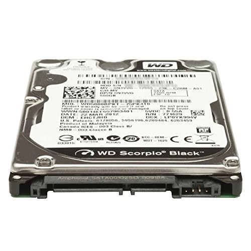 Western Digital WD Scorpio Black 500GB （WD5000BPKT） WD Scorpio Black 内蔵 ...