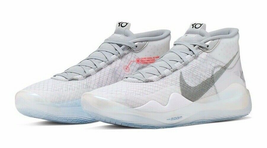 NIKE ZOOM KD 12 "WOLF GREY" CK1195-101 （ホワイト/ブラック/ウルフグレー） KD バッシュ、バスケットボールシューズ - 最安値・価格比較 ...