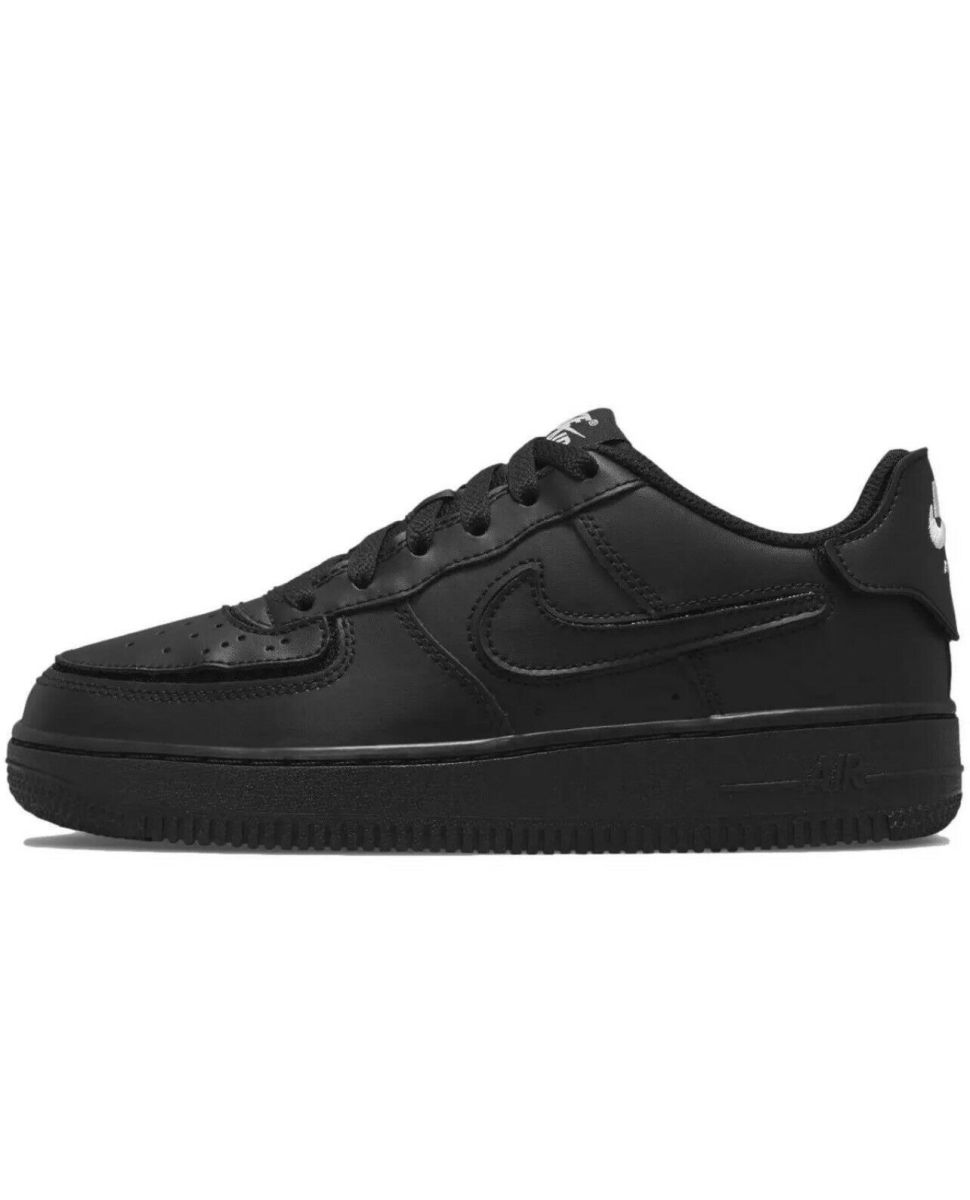 NIKE AIR FORCE 1 LE GS "BLACK"（2021） DH2920-001 （ブラック/ブラック/ブラック） エア ...