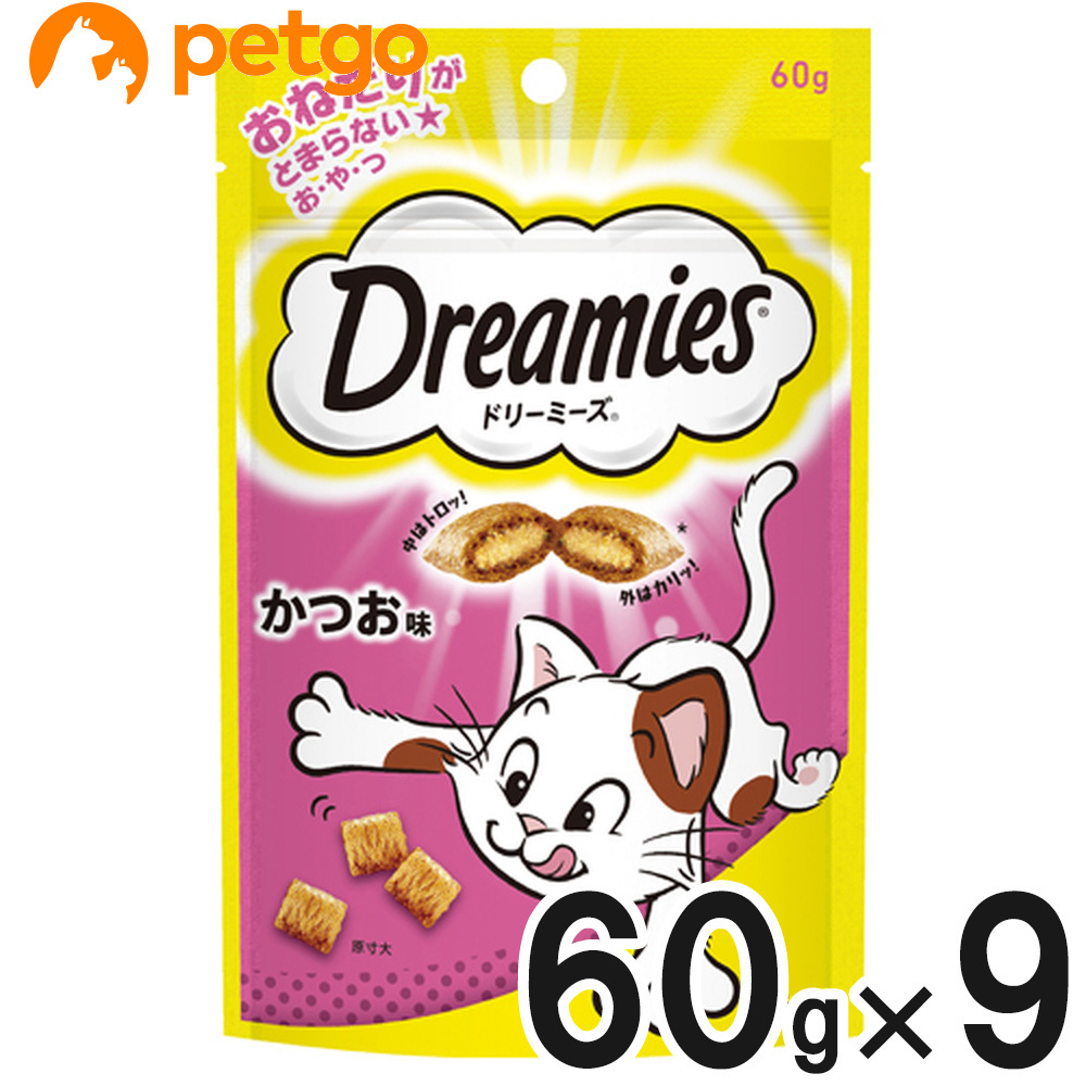 MARS（ペット用品、食品） ドリーミーズ かつお味 60g×9個 Dreamies 猫用おやつ - 最安値・価格比較 - Yahoo!ショッピング