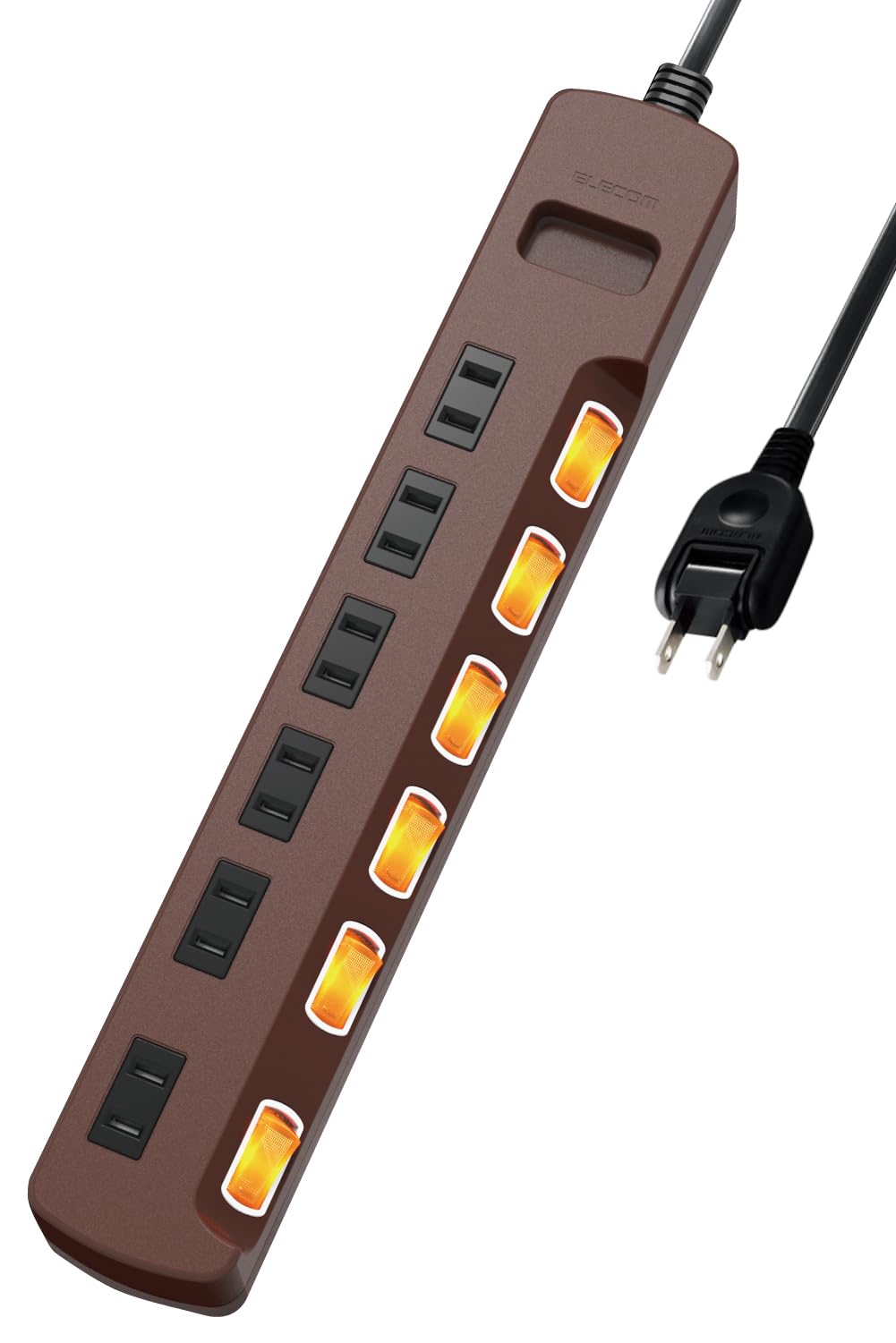 ELECOM エレコム 雷ガード個別スイッチタップ T-K6A-2630BR 6個口 3m ブラウン OA、電源タップ - 最安値・価格比較 - Yahoo!ショッピング