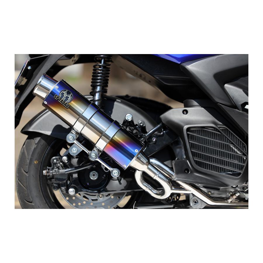 SP忠男 PURESPORT 'S' チタンブルー（NMAX 21～/8BJ-SEG6J）NM1-GE-04 バイク用フルエキゾースト - 最安値・価格比較 - Yahoo!ショッピング