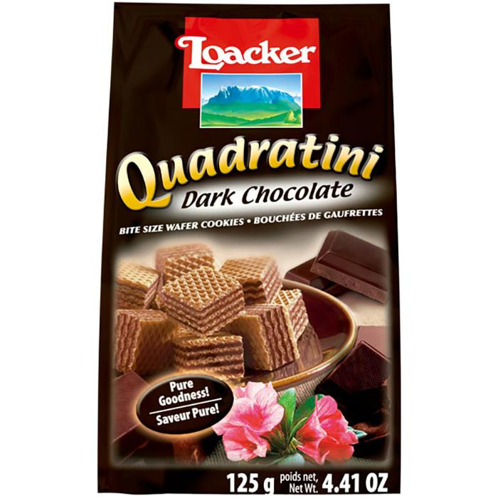 Loacker ロアカー クワドラティーニ ダークチョコレート 125g×12個 お菓子のウエハース - 最安値・価格比較 - Yahoo ...