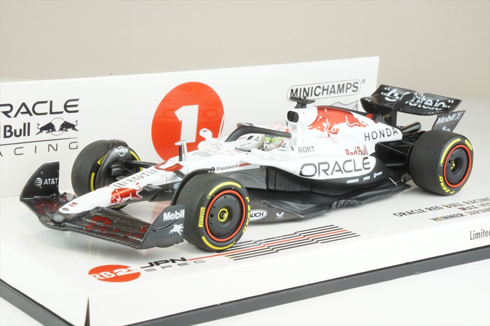 ミニチャンプス オラクル レッドブル レーシング RB21 マックス・フェルスタッペン 2025 日本GP ウィナー （1/43スケール ...