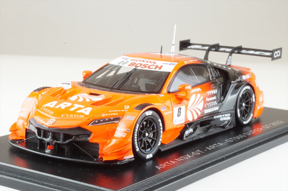 スパークモデル ARTA NSX-GT No.8 ARTA GT500 SUPER GT 2022 Tomoki Nojiri - Nirei Fukuzumi （1/43スケール SUPER ...