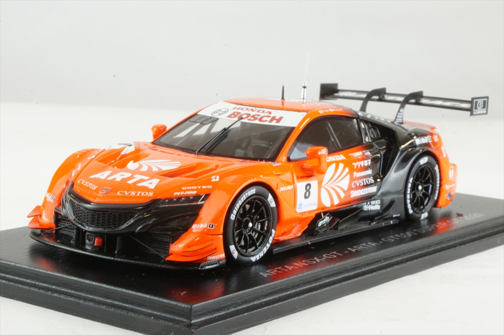 スパークモデル ARTA NSX-GT No.8 ARTA GT500 SUPER GT 2020 Tomoki Nojiri - Nirei Fukuzumi （1/43スケール SUPER ...