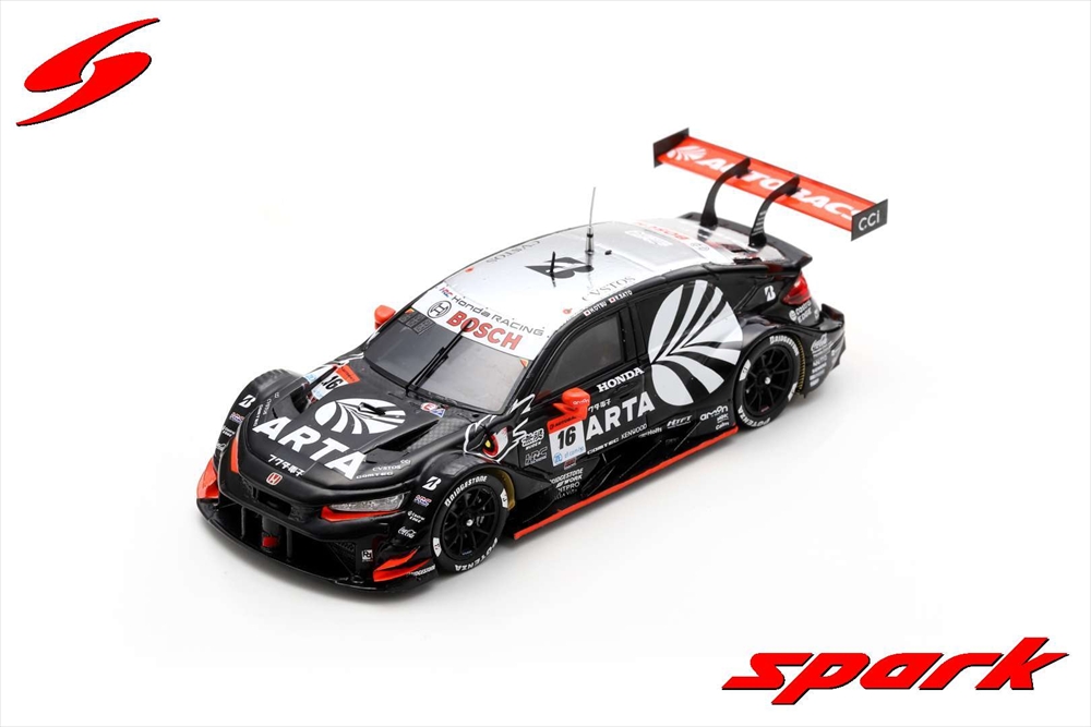SGT154 スパーク 1/43 ARTA MUGEN CIVIC TYPE R-GT ARTA GT500 SUPER GT 2024 #16 H. Otsu - R. Sato おもちゃの ...