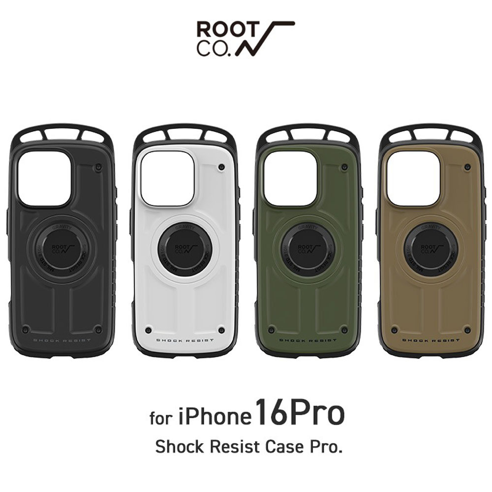 ROOT CO. iPhone 16 Pro GRAVITY Shock Resist Case Pro. GSP-4369 iPhone用ケース - 最安値・価格比較 - Yahoo!ショッピング