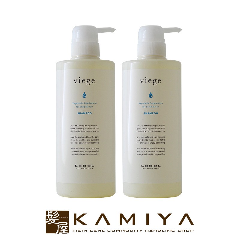 LebeL ルベル ヴィージェ シャンプー ボトル 600ml×2個 viege レディースヘアシャンプー - 最安値・価格比較 - Yahoo!ショッピング｜口コミ・評判からも探せる