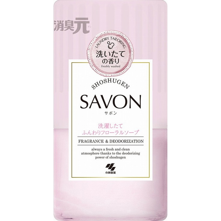 小林製薬 消臭元 SAVON（サボン） 洗濯したてふんわりフローラルソープ 本体 400ml×16個 消臭元 部屋用（芳香剤、消臭剤） - 最安値・価格比較 - Yahoo!ショッピング