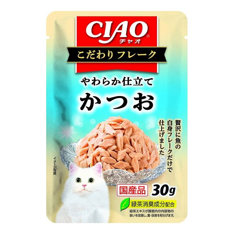いなばペットフード CIAO こだわり フレーク かつお 30g×24個 CIAO（いなばペットフード） 猫缶、ウエットフード - 最安値・価格比較 - Yahoo!ショッピング