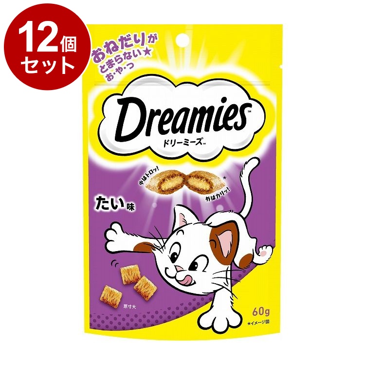 MARS（ペット用品、食品） ドリーミーズ たい味 60g×12個 Dreamies 猫用おやつ - 最安値・価格比較 - Yahoo!ショッピング｜口コミ・評判からも探せる