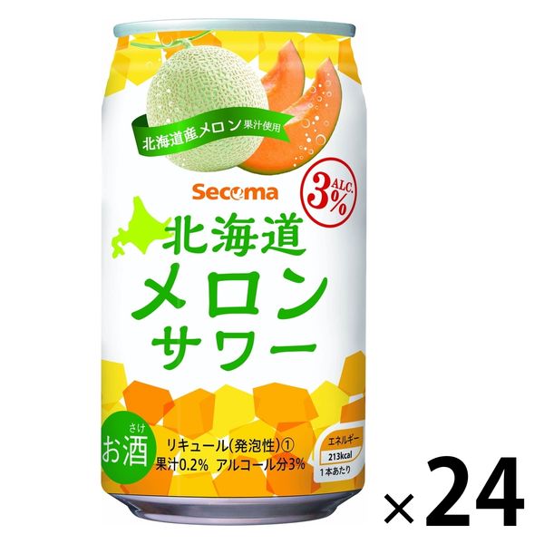 Secoma Secoma 北海道メロンサワー 350ml缶 1ケース（24本） サワー、缶チューハイ - 最安値・価格比較 - Yahoo!ショッピング｜口コミ・評判からも探せる