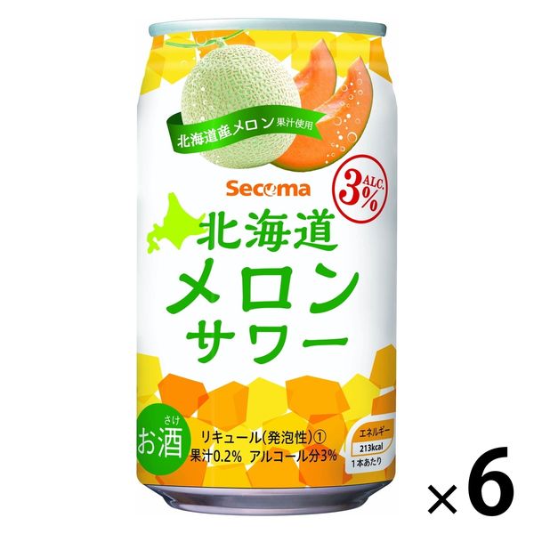 Secoma Secoma 北海道メロンサワー 350ml缶 6本 サワー、缶チューハイ - 最安値・価格比較 - Yahoo!ショッピング｜口コミ・評判からも探せる