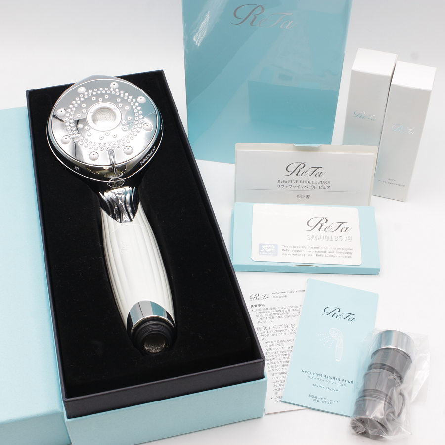 ReFa ReFa FINE BUBBLE PURE 残留塩素軽減カートリッジ付 シャワーヘッド - 最安値・価格比較 - Yahoo!ショッピング｜口コミ・評判からも探せる