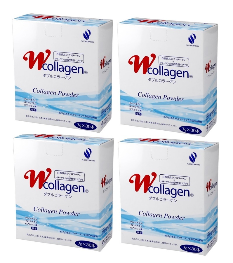 ピーエス Wコラーゲン 7g 30本入×4セット コラーゲン - 最安値・価格比較 - Yahoo!ショッピング