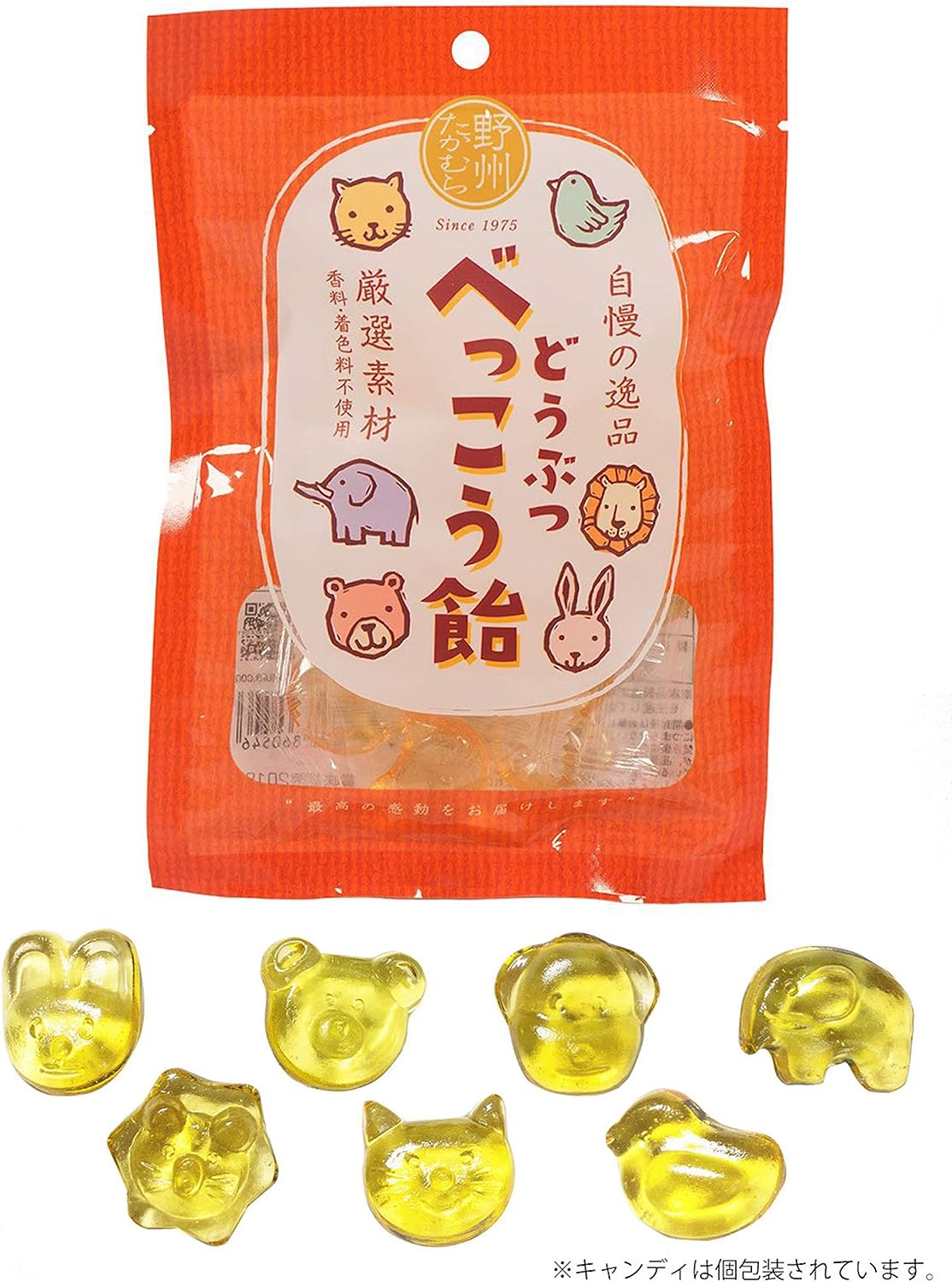 野州たかむら どうぶつべっこう飴 65g×1袋 飴、ソフトキャンディ - 最安値・価格比較 - Yahoo!ショッピング｜口コミ・評判からも探せる