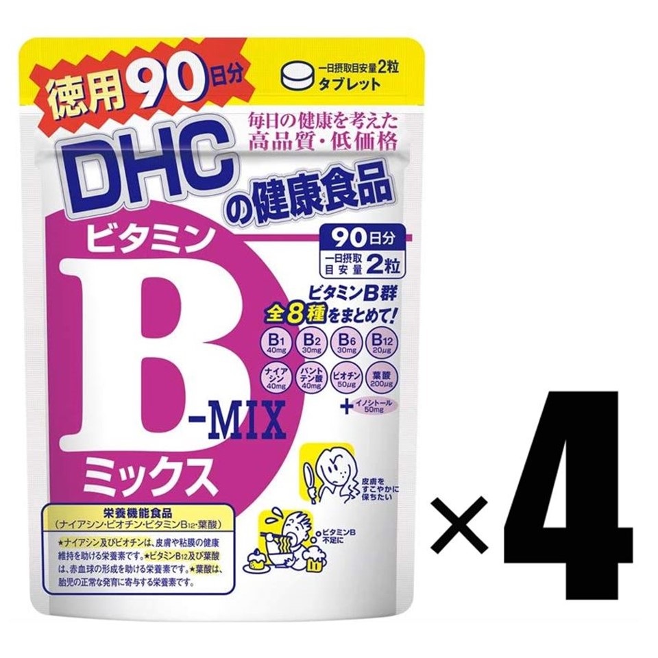 DHC DHC ビタミンBミックス 徳用90日分 180粒 × 4個 ビタミンB群 - 最安値・価格比較 - Yahoo!ショッピング｜口コミ・評判からも探せる
