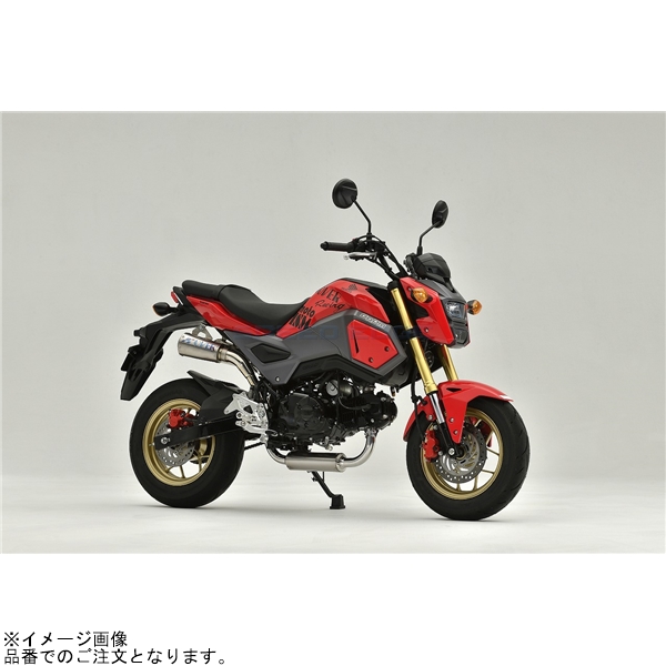 OVER RACING GP-PERFORMANCE RS ツインアップ（GROM 16/17-20/EBJ-JC61/2BJ-JC75）16-222-24 バイク用フルエキゾースト - 最 ...