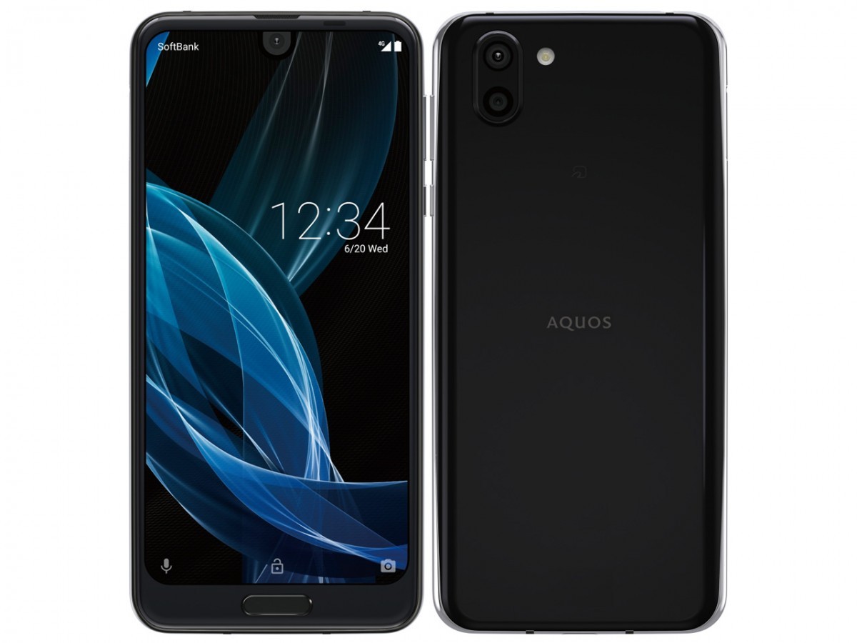 SHARP AQUOS R2 6インチ メモリー4GB ストレージ64GB プレミアムブラック ソフトバンク AQUOS AQUOS R ...