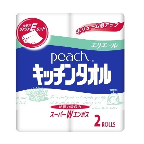 ピーチ キッチンタオル 50カット 2ロール×1個 キッチンペーパータオル - 最安値・価格比較 - Yahoo!ショッピング｜口コミ・評判 ...