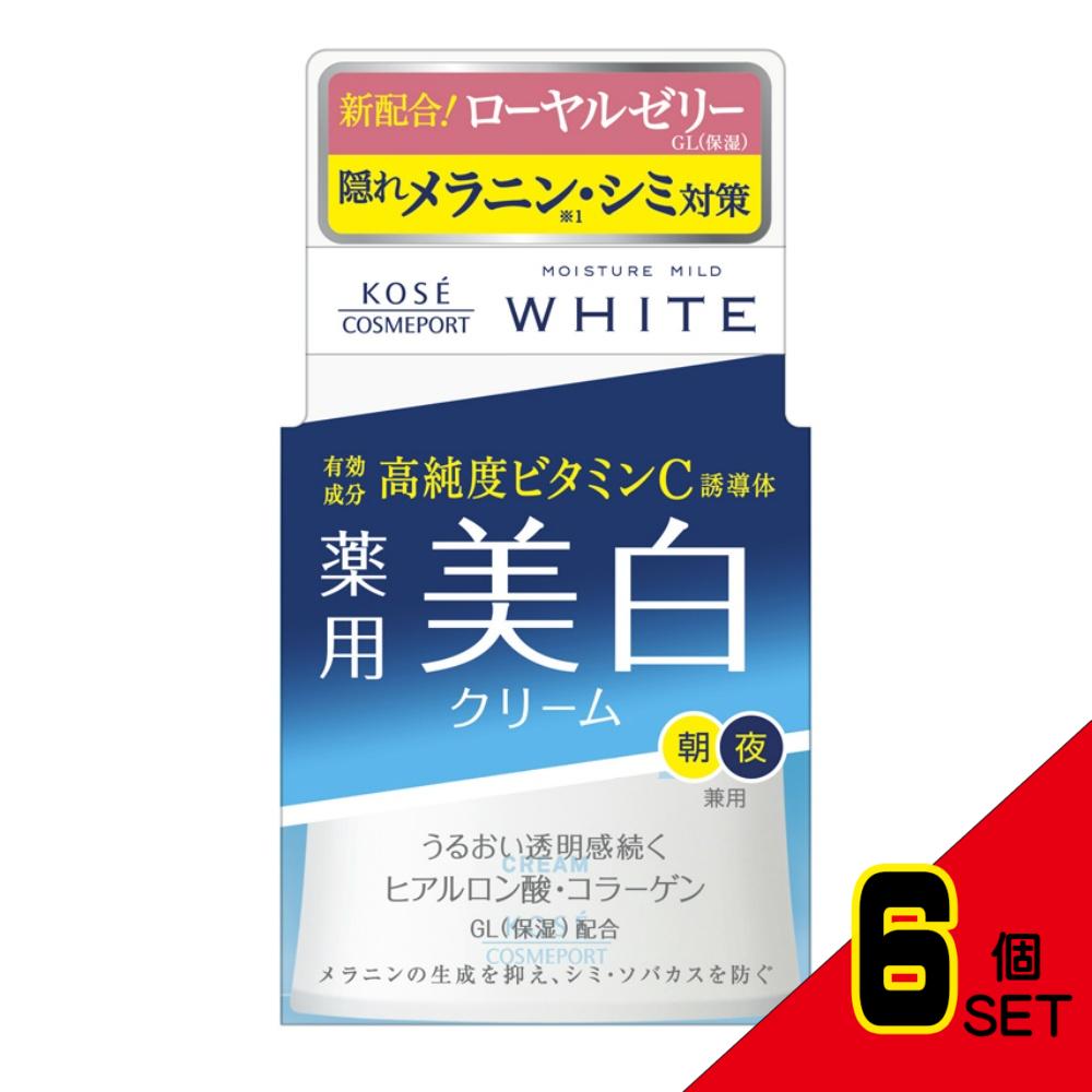 KOSE モイスチュアマイルド ホワイトクリーム 55g×6個（医薬部外品） コーセーコスメポート MOISTURE MILD スキンケアクリーム - 最安値・価格比較 - Yahoo ...